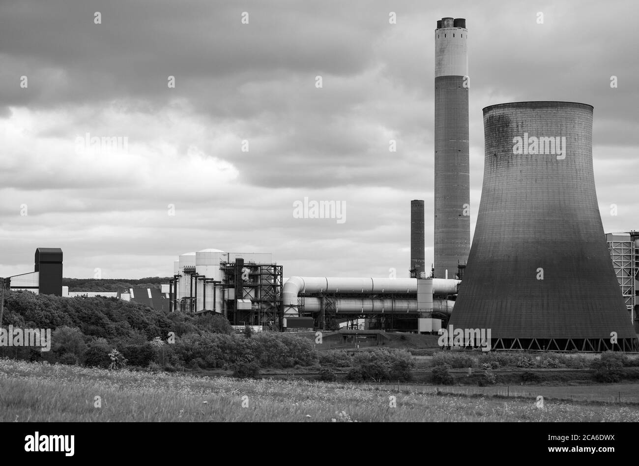 Power station infrastructure example Stock Photo - Alamy