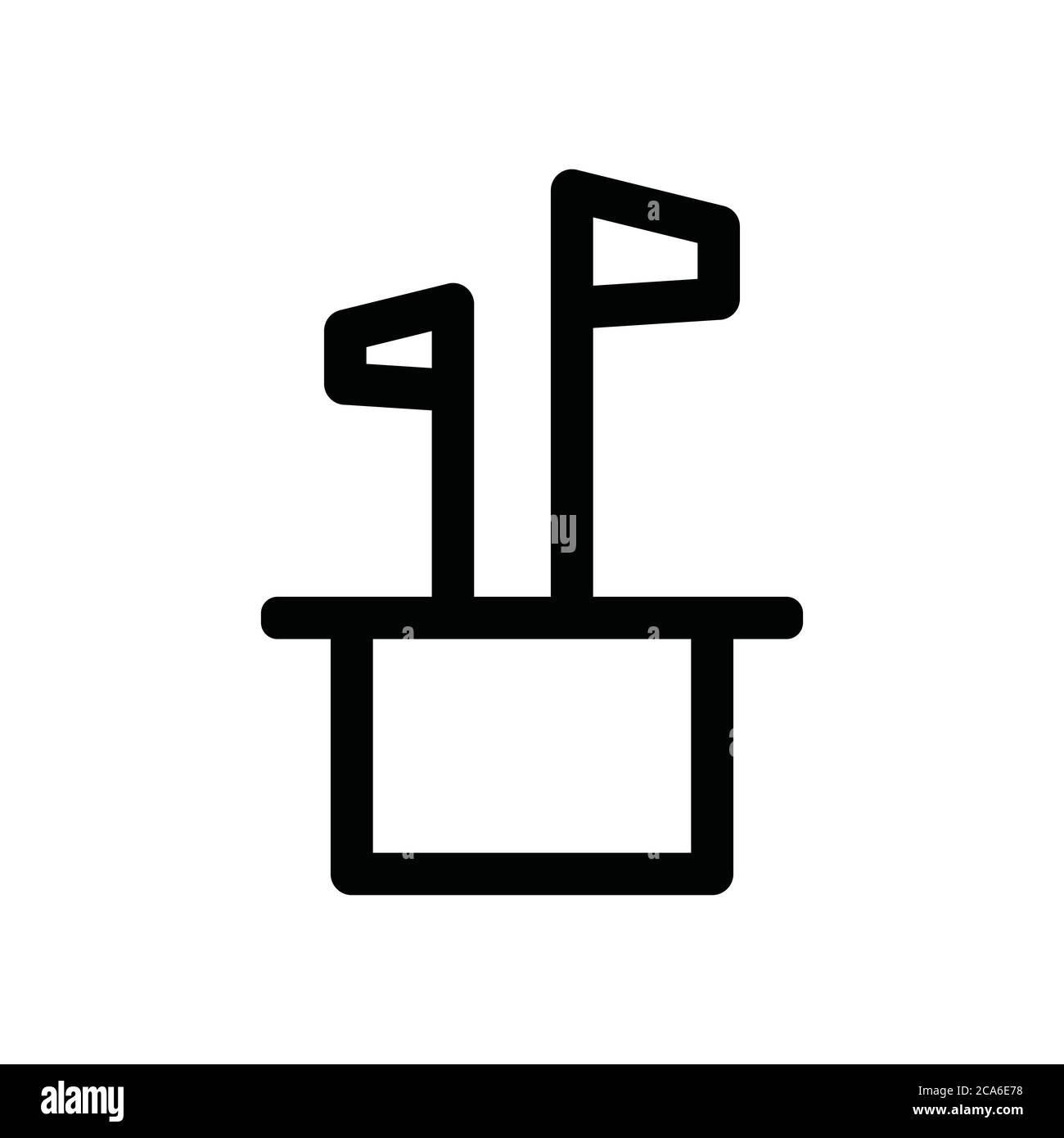 Golf course training man Stock Vector Images - Alamy