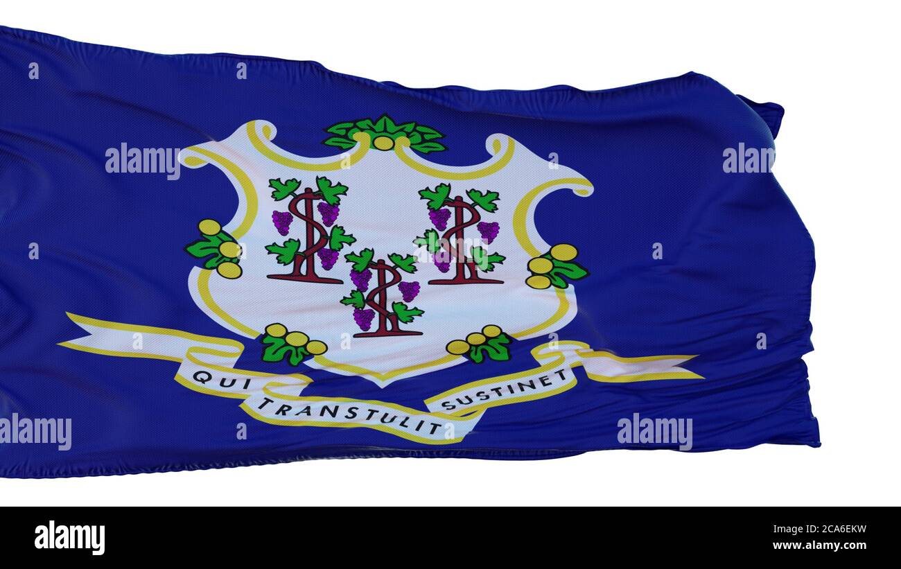 Waving connecticut state flags seamless hi-res stock photography and ...