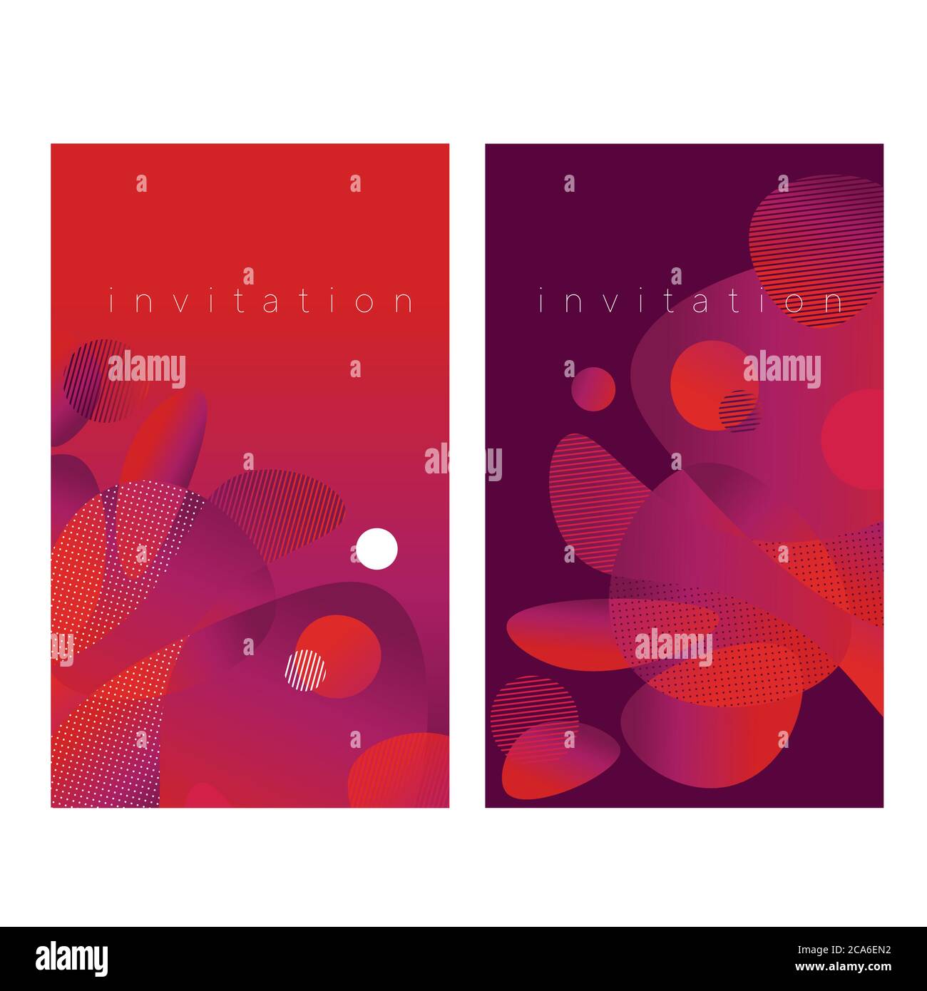 Concept red gradient liquid abstracts. Design element for web banners ...