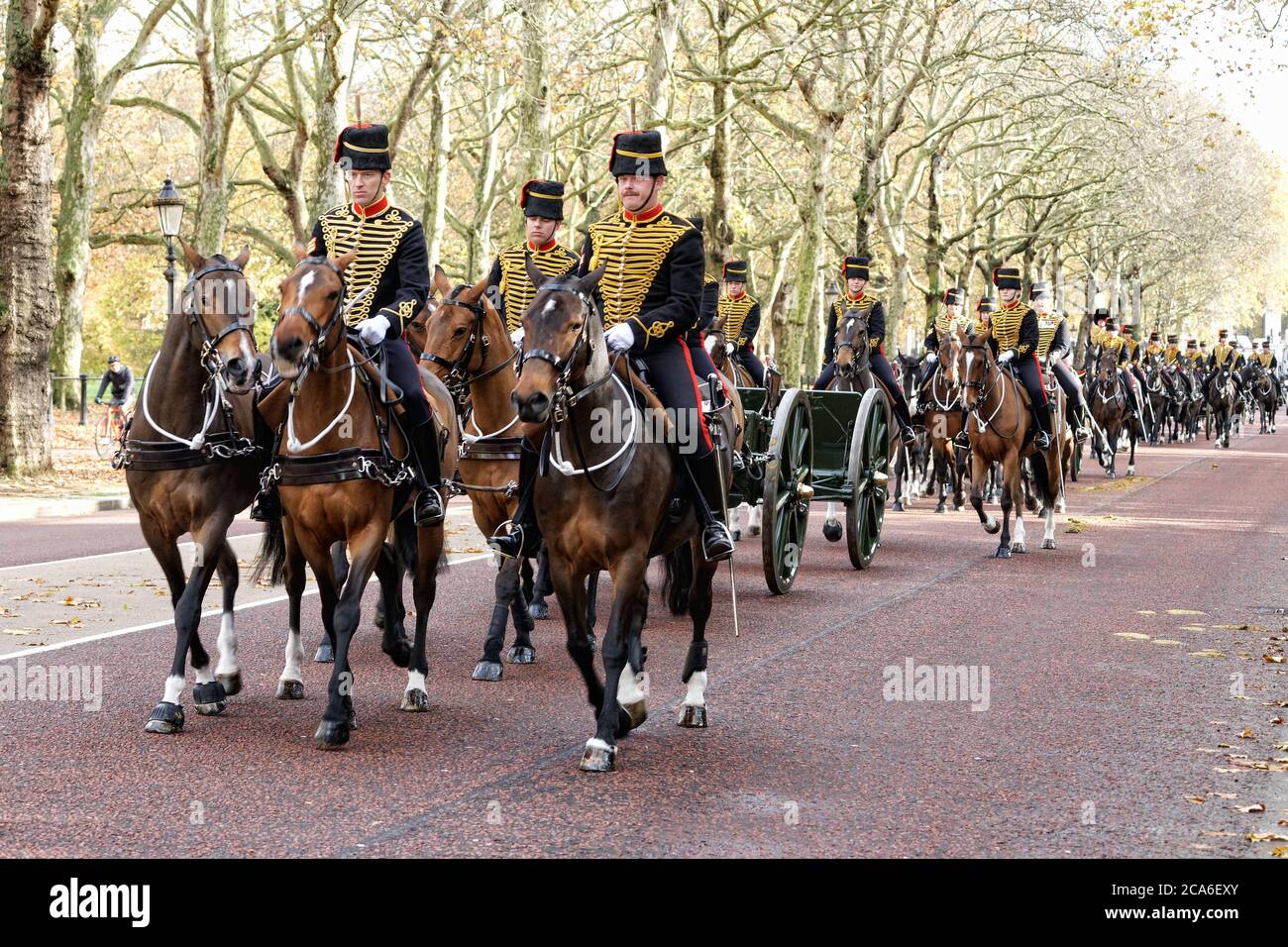 King's Troop, Royal Horse Artillery, London Stock Photo - Alamy