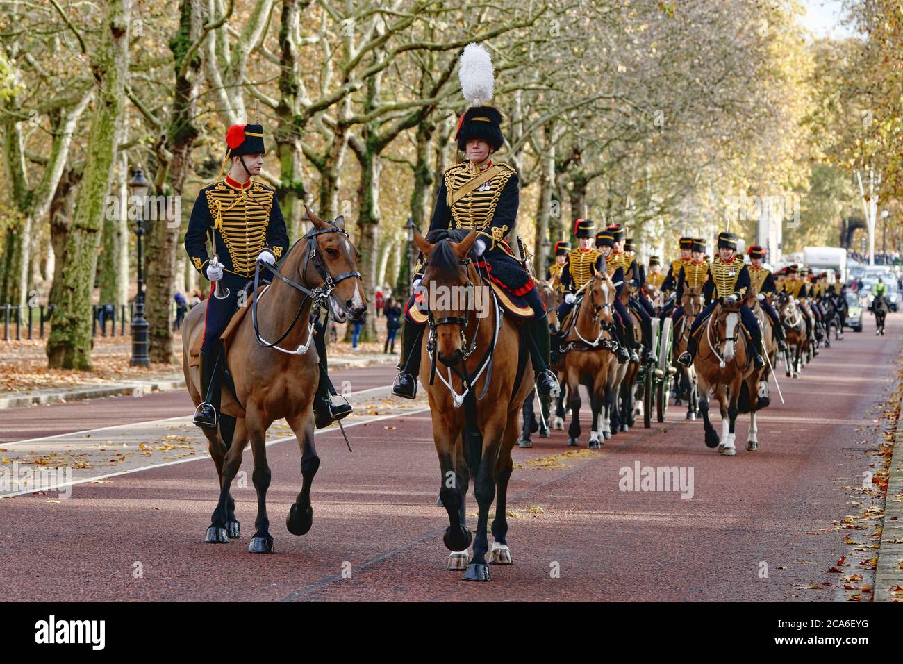 King's Troop, Royal Horse Artillery, London Stock Photo - Alamy