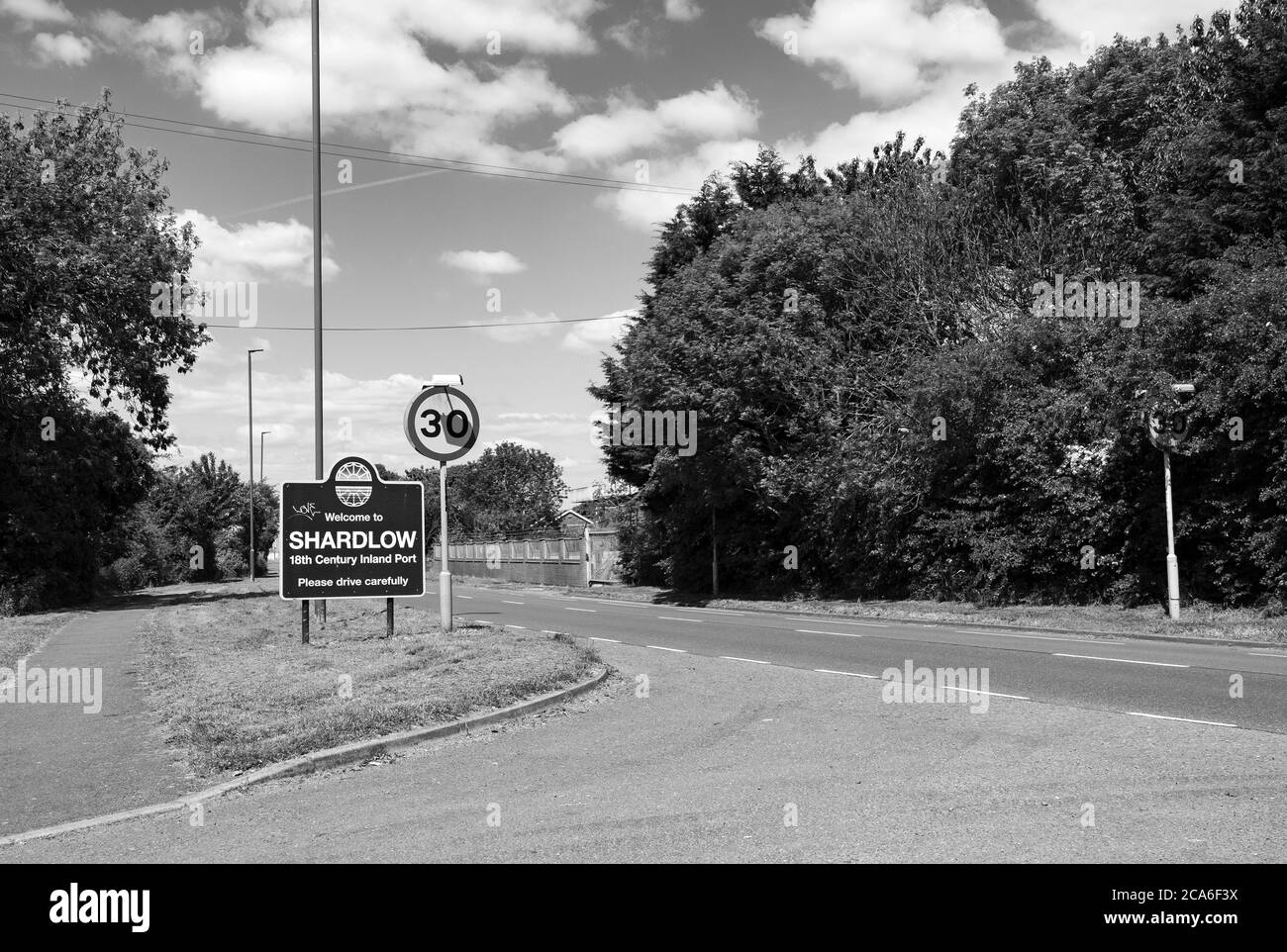 Road signs uk Black and White Stock Photos & Images - Alamy