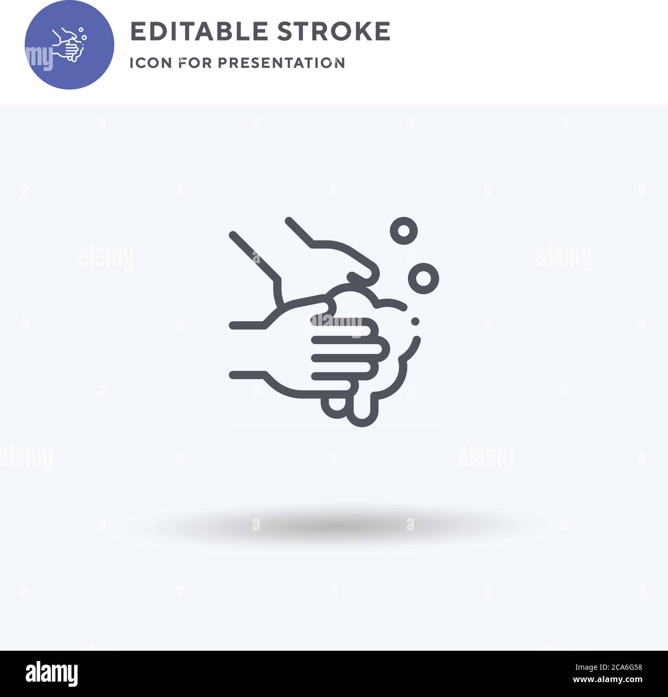 Hand Wash icon vector, filled flat sign, solid pictogram isolated on ...