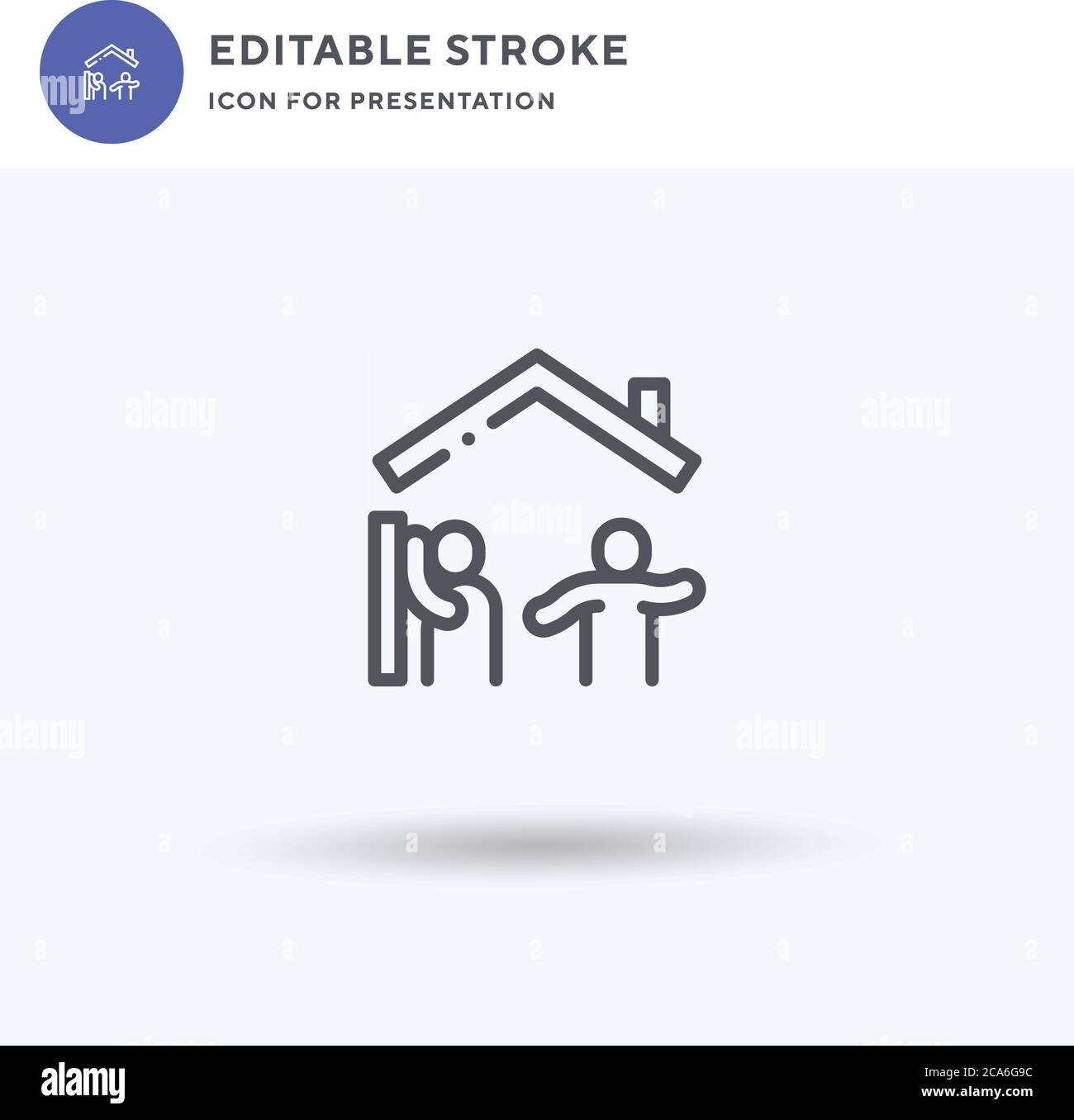 Hide And Seek icon vector, filled flat sign, solid pictogram isolated ...
