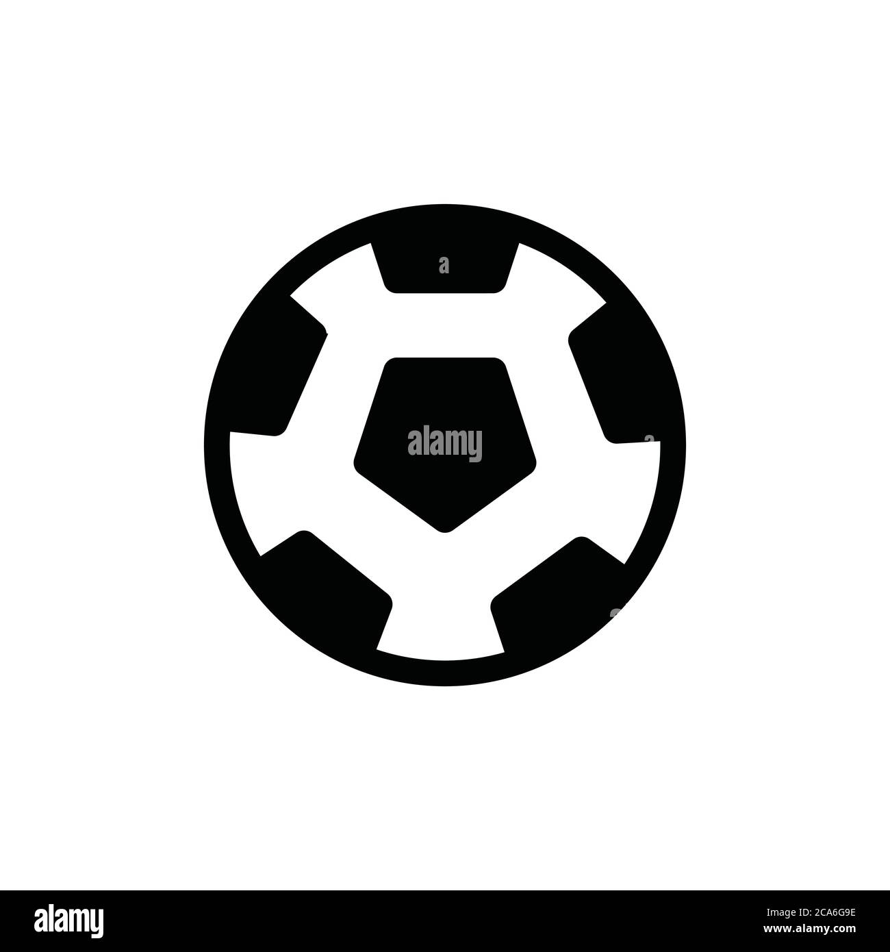football soccer ball icon vector Stock Vector Image & Art - Alamy