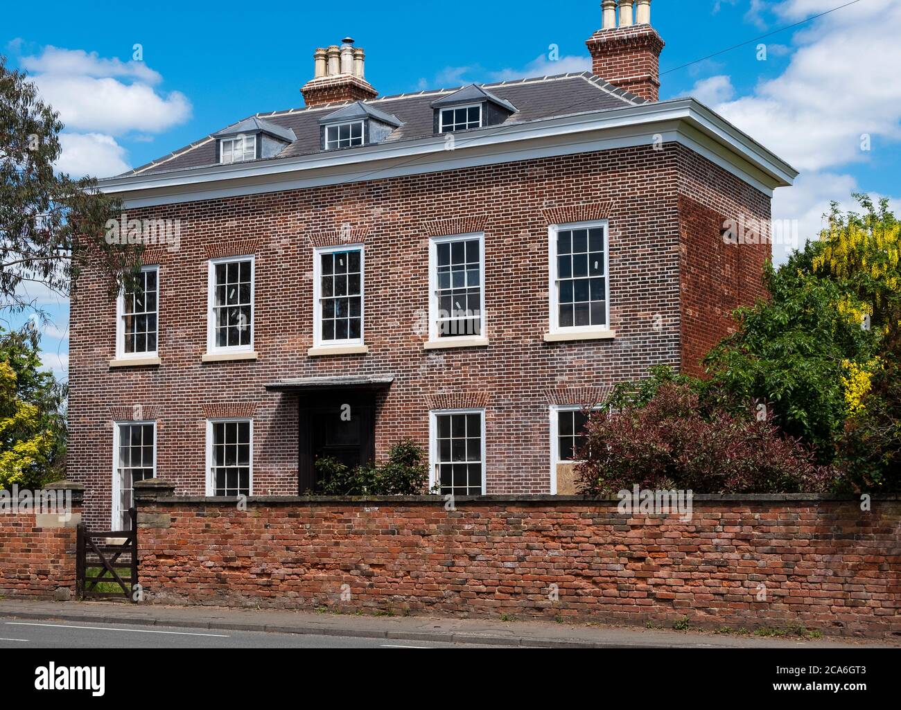 Village scene in Shardlow, Derbyshire, UK Stock Photo - Alamy