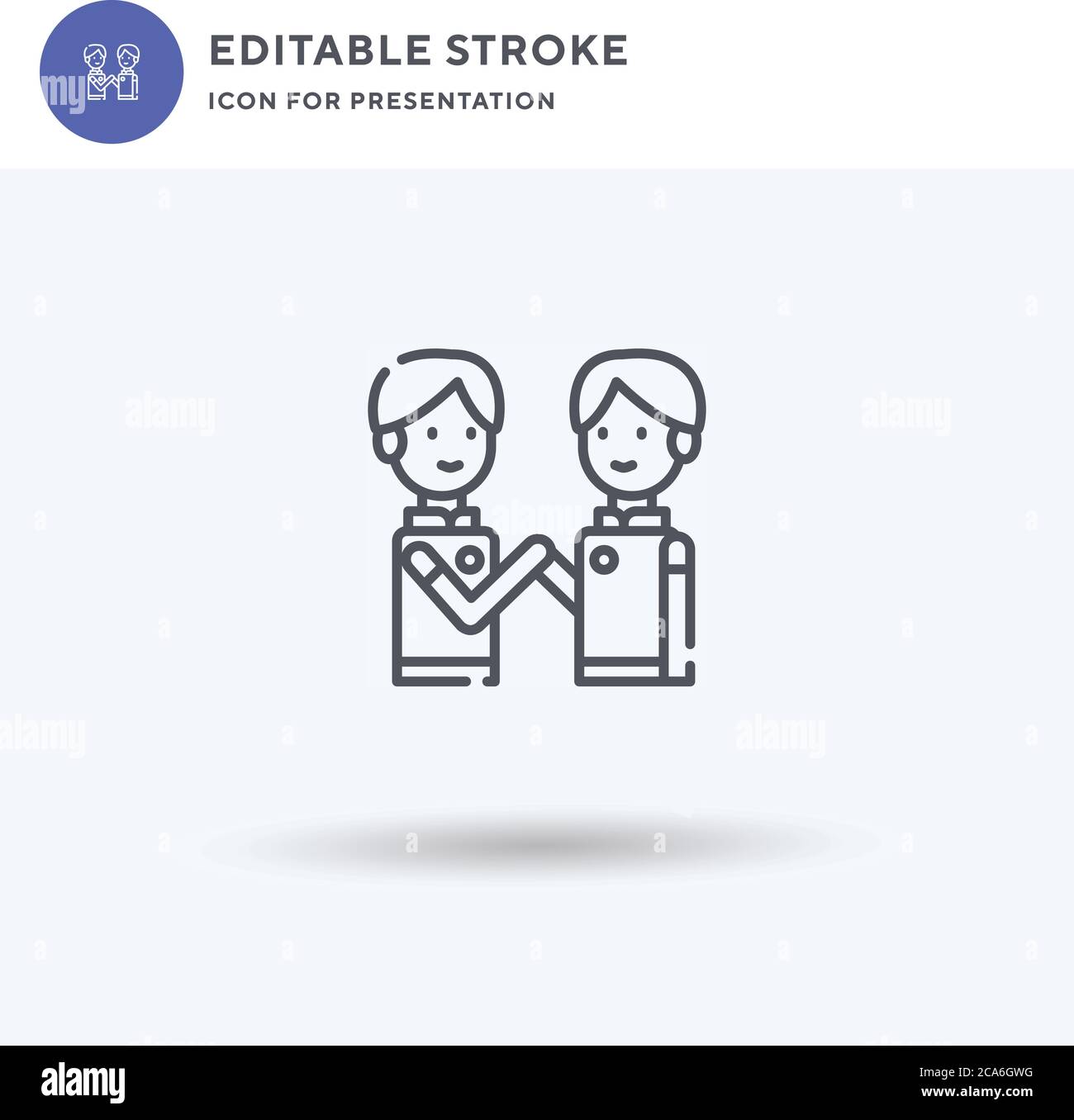 Greetings icon vector, filled flat sign, solid pictogram isolated on ...