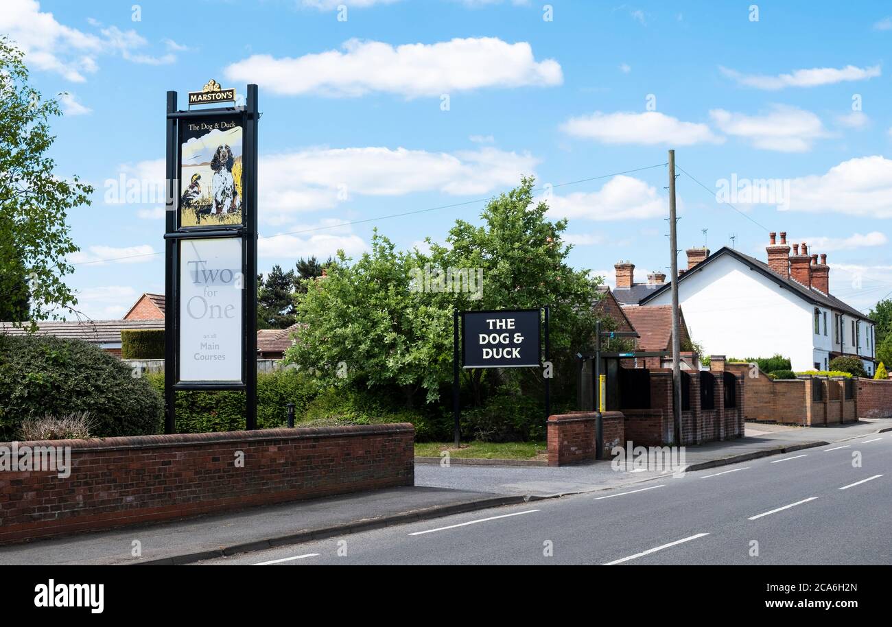 Small traditional village pub and restaurant Stock Photo - Alamy