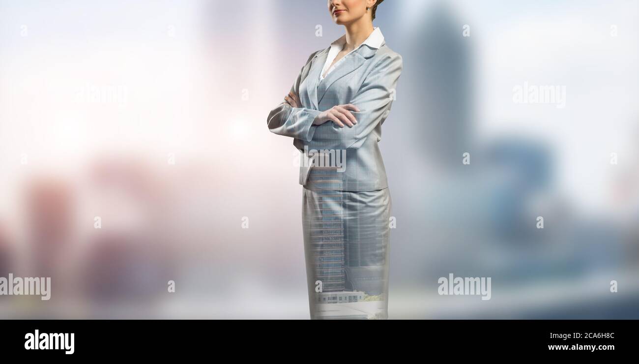 Confident business leader Stock Photo - Alamy