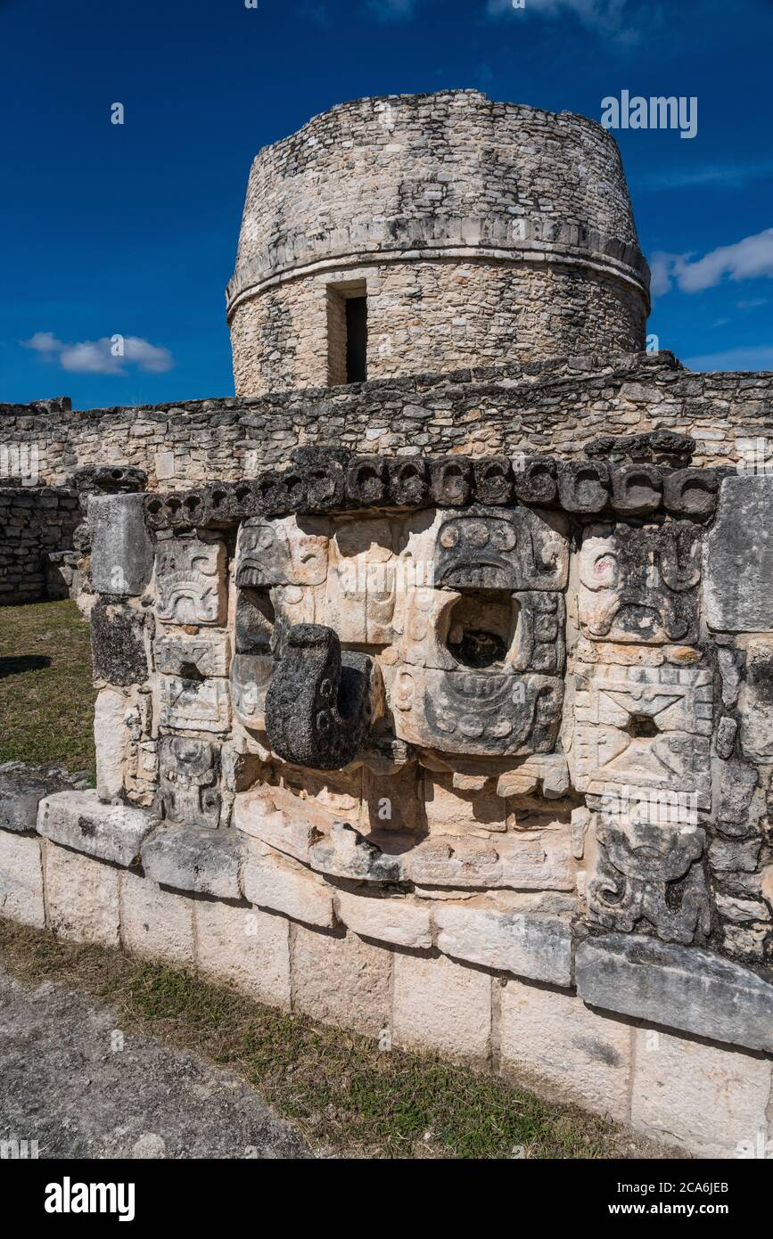 Mask Temple Ancient Maya Ruins High Resolution Stock Photography and ...
