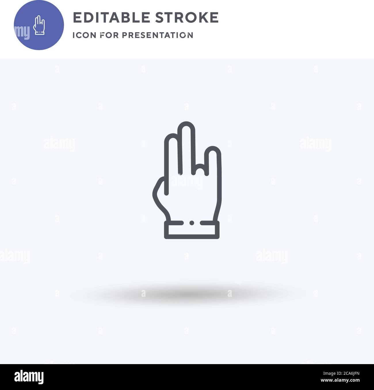 Shocker icon vector, filled flat sign, solid pictogram isolated on ...