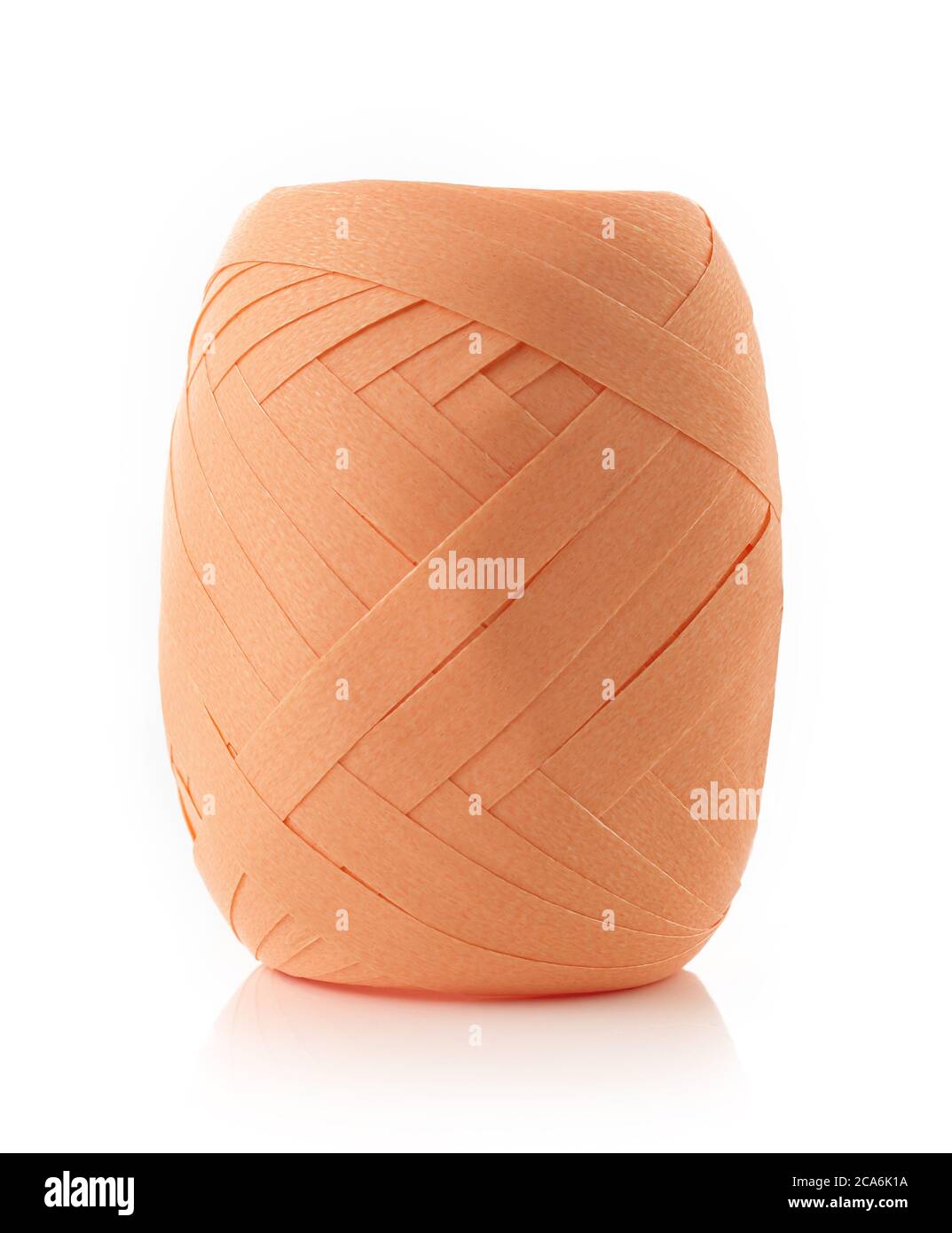paper ribbon roll isolated on white background Stock Photo - Alamy
