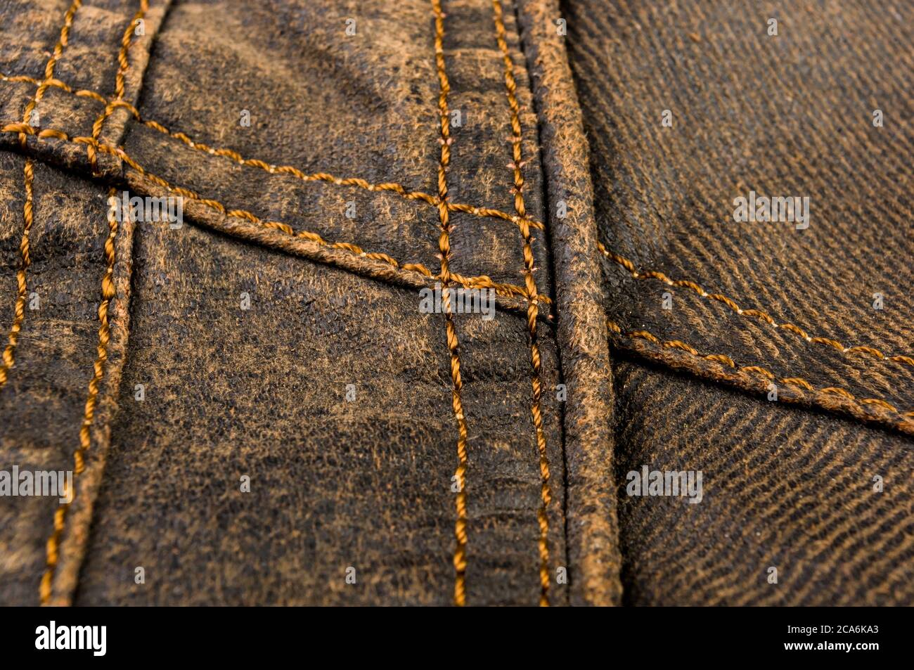clothing items stonewashed cotton fabric texture with seams, clasps ...