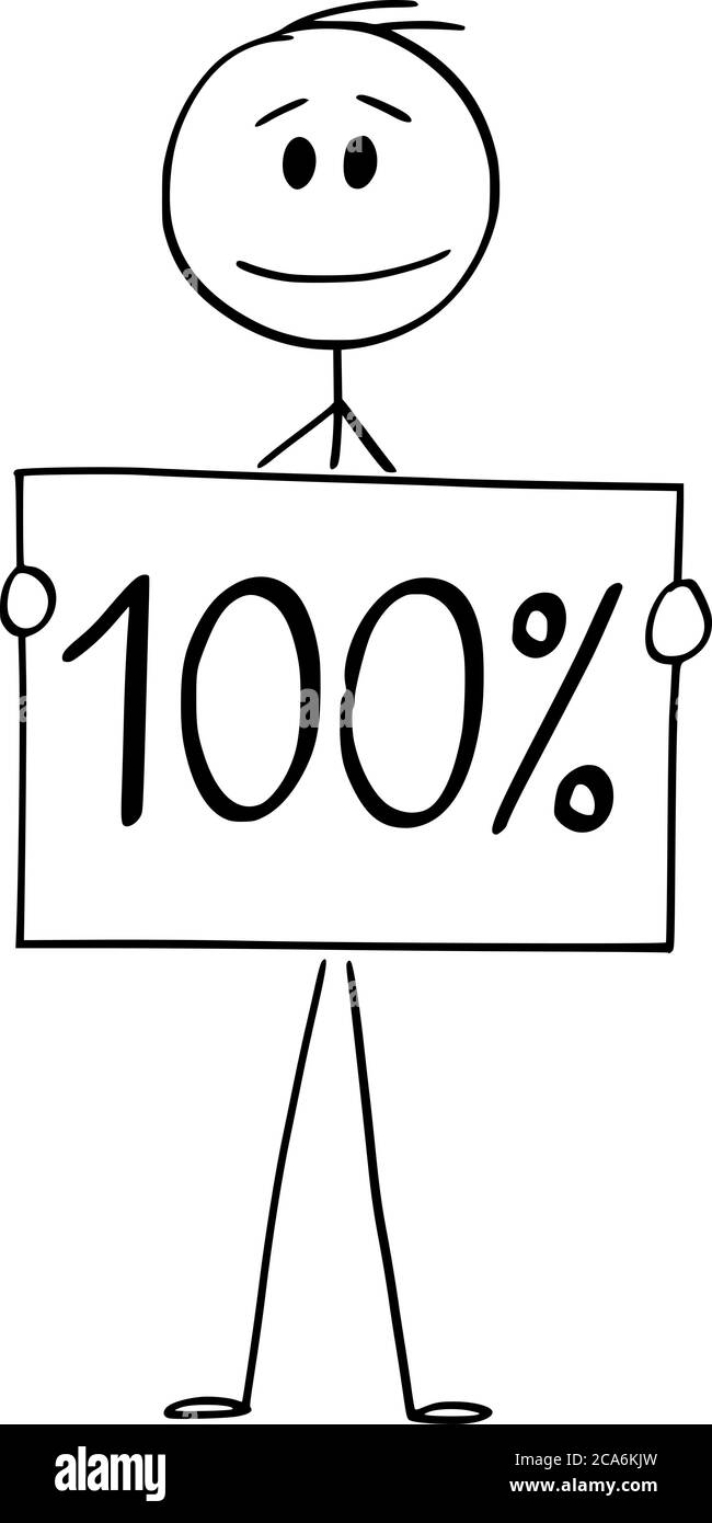 Vector cartoon stick figure drawing conceptual illustration of man or ...