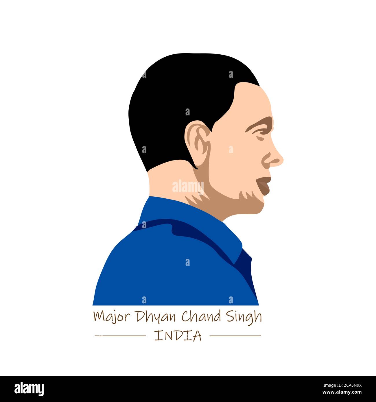 Vector Illustration of National Sports day which is celebrated on the ...