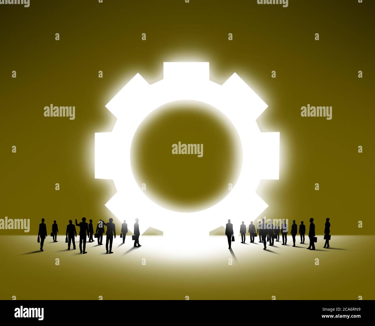 Concept of teamwork organization Stock Photo - Alamy