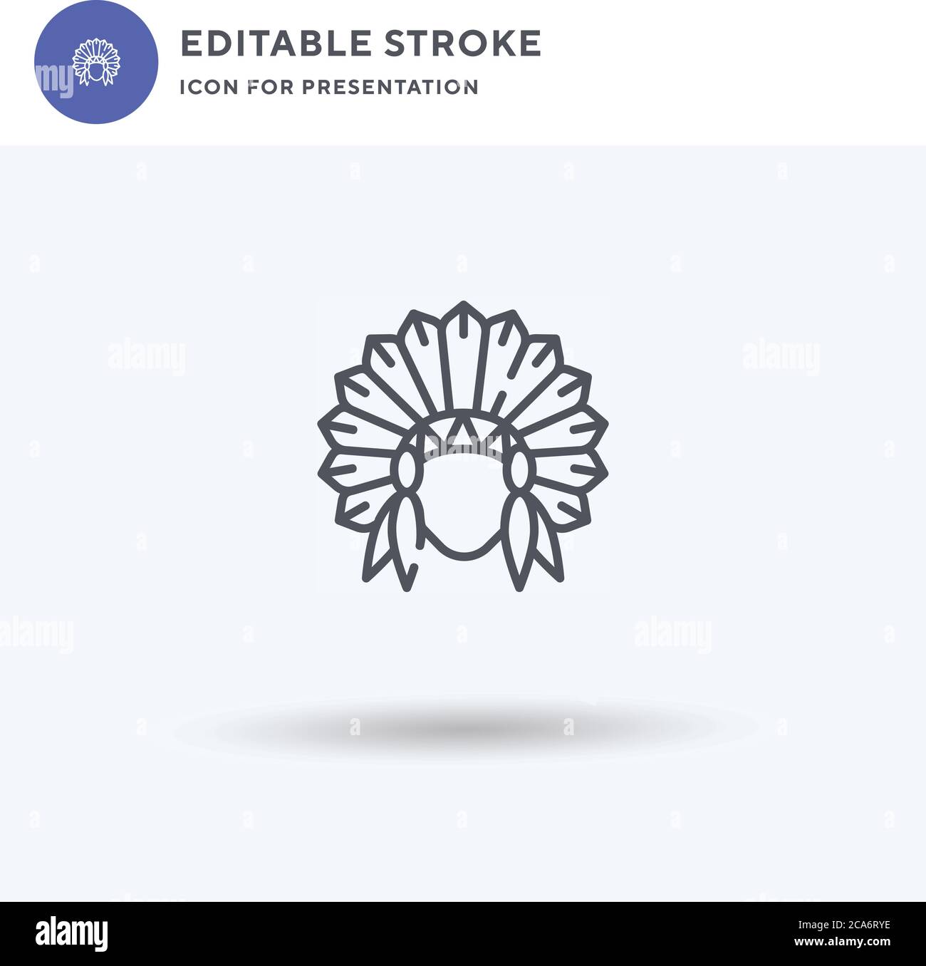 Cherokee icon vector, filled flat sign, solid pictogram isolated on ...
