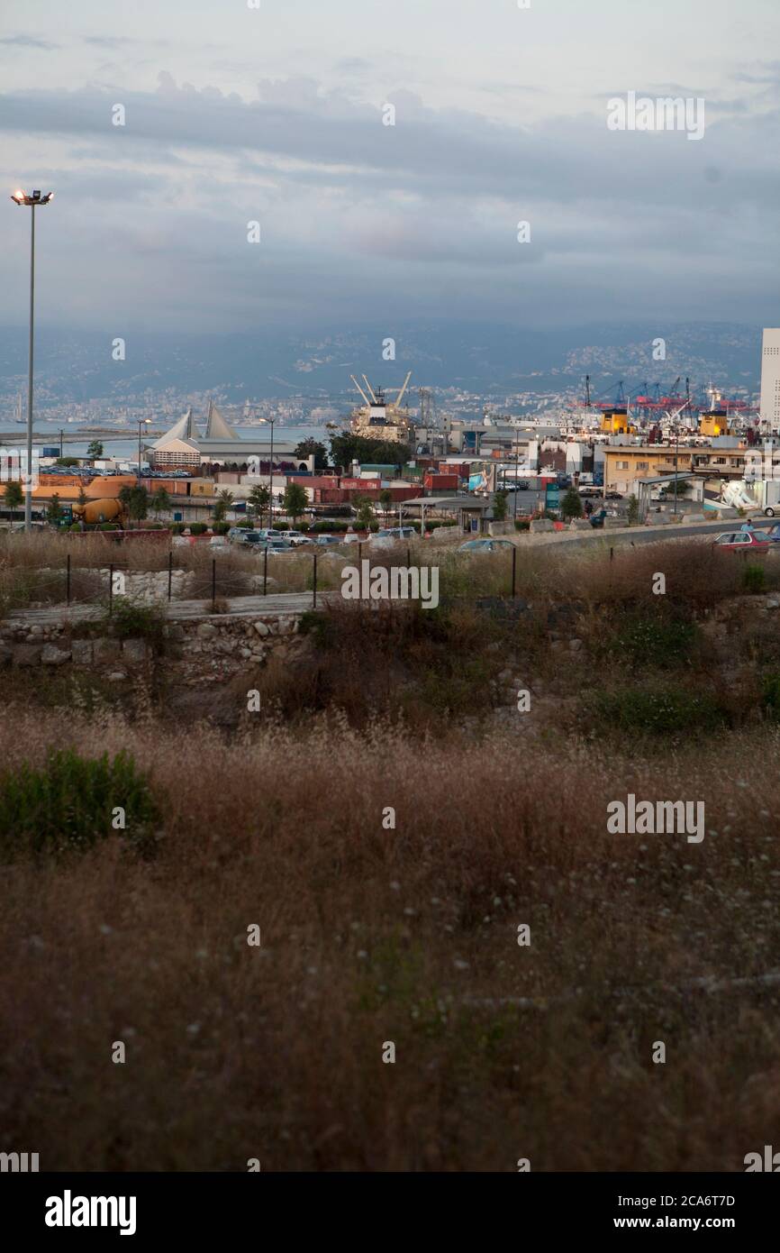 Port area, Beirut, Lebanon Stock Photo - Alamy