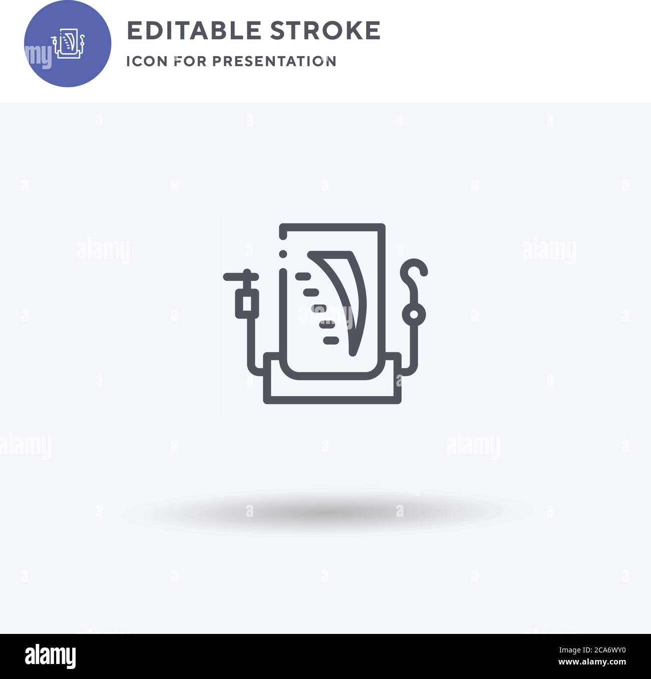 Apex Locator icon vector, filled flat sign, solid pictogram isolated on ...