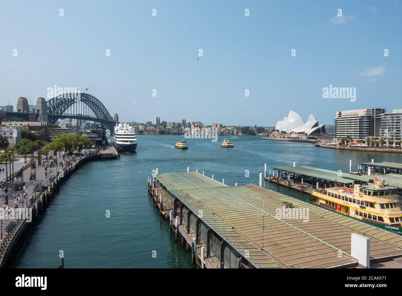 French cruise ship Le Laperouse docked at the Overseas Passenger ...