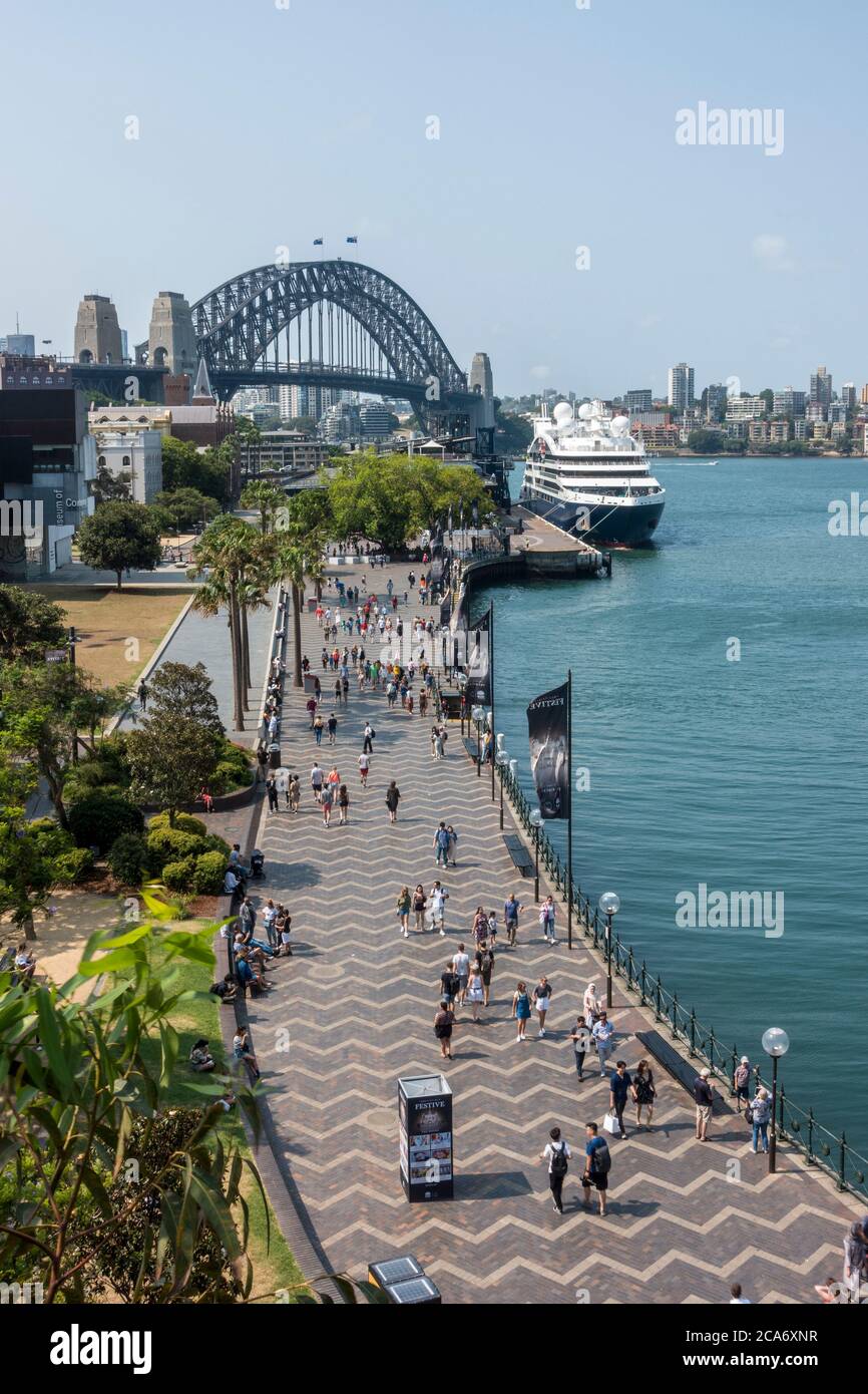 French cruise ship Le Laperouse docked at the Overseas Passenger ...