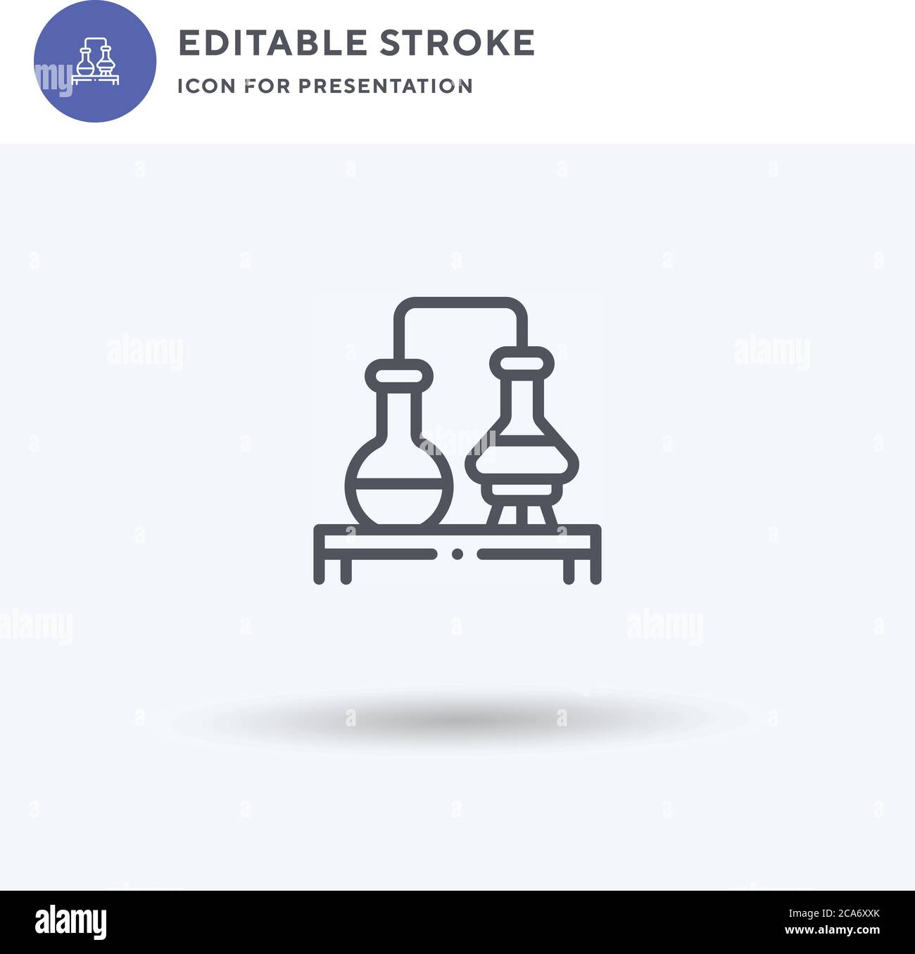 Chemistry icon vector, filled flat sign, solid pictogram isolated on ...