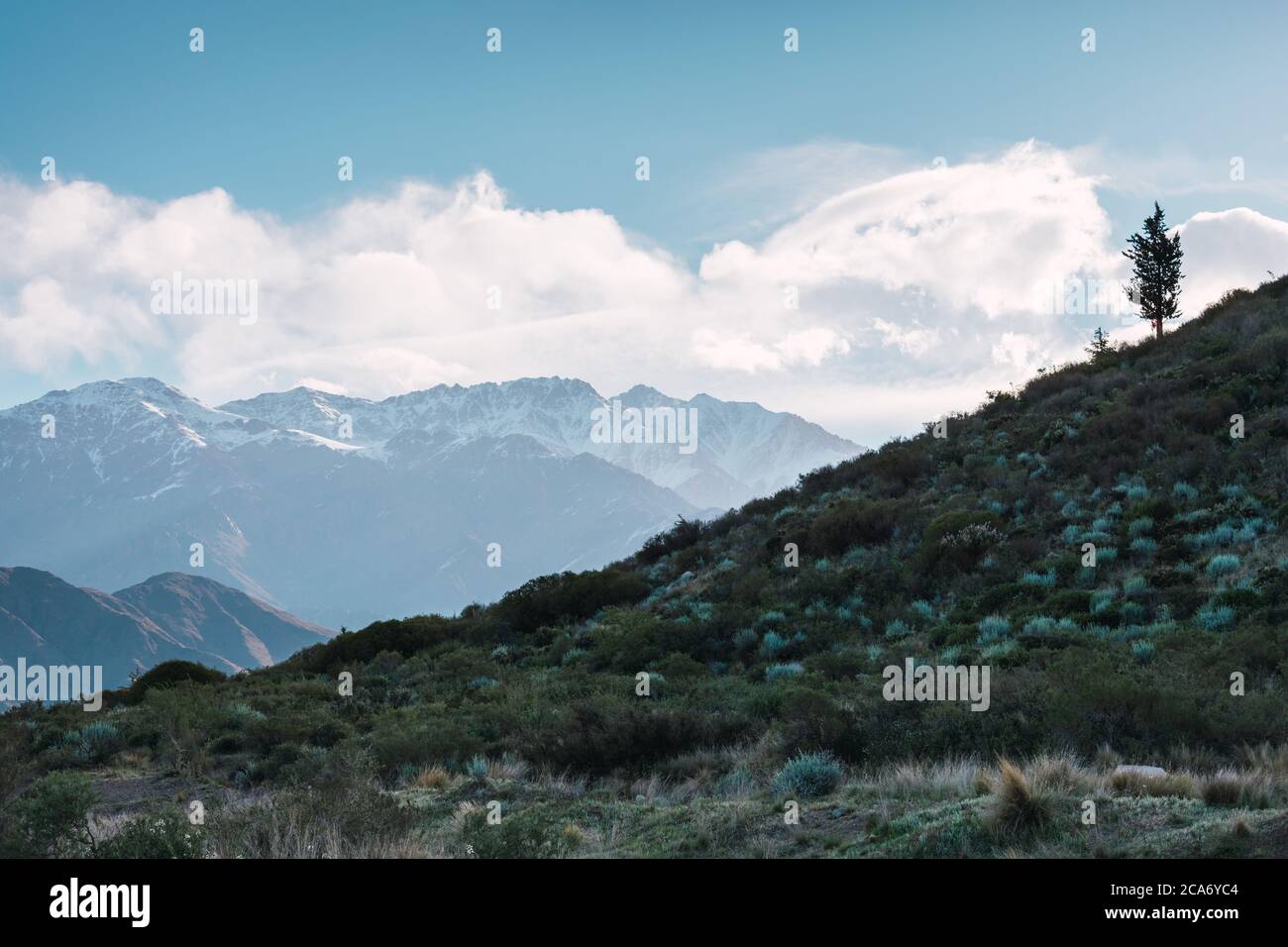 Silhouette andes mountain range hi-res stock photography and images - Alamy