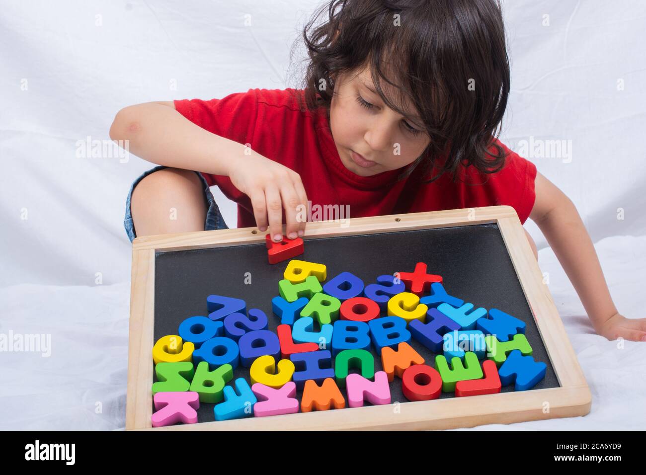 ABC alphabet cubes kindergarten education concept Stock Photo - Alamy