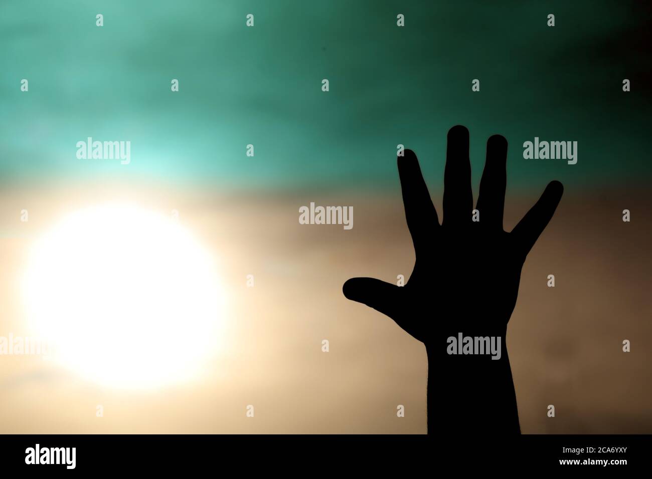 Hand reaching out shadow hi-res stock photography and images - Alamy