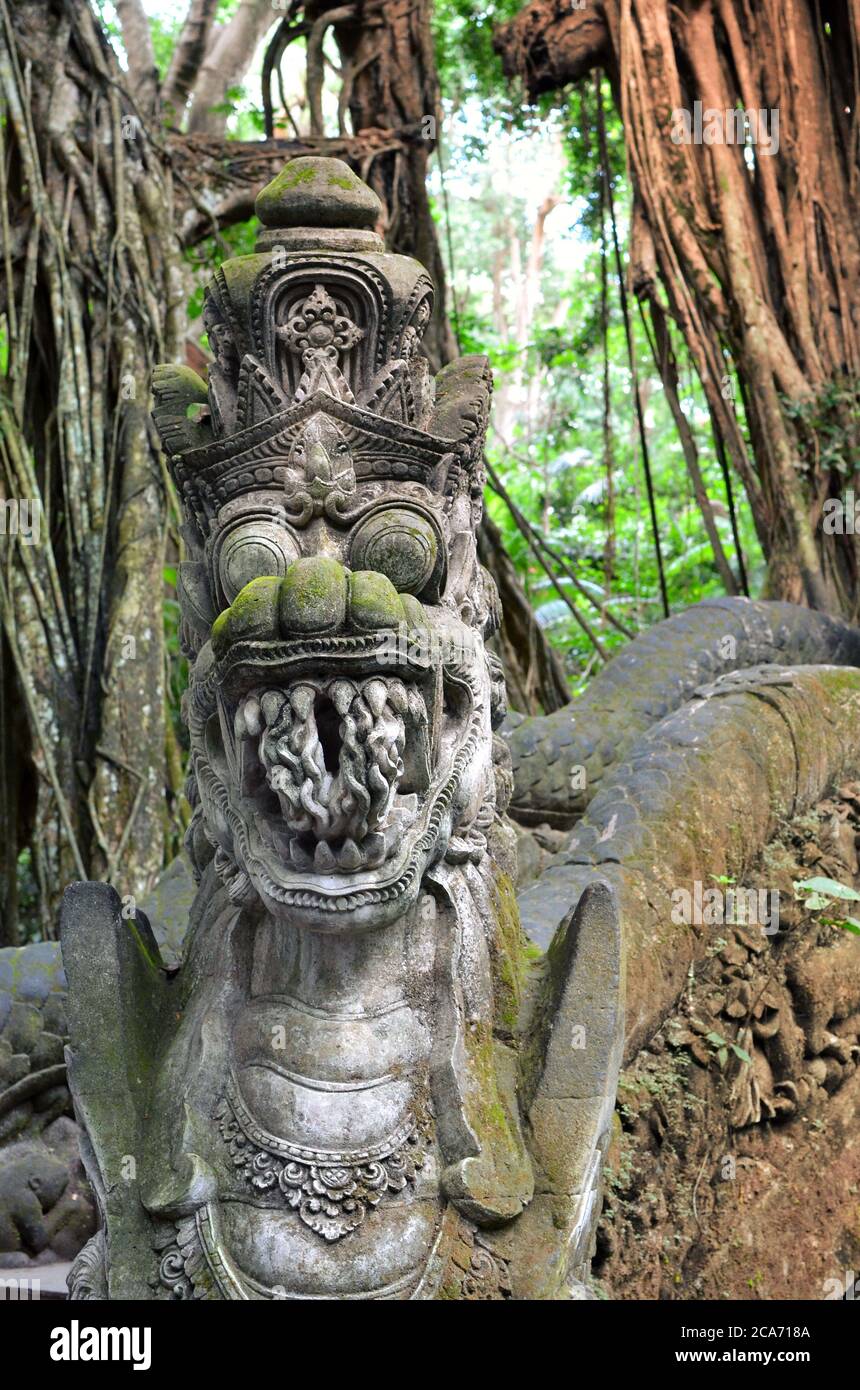 Monkey Bridge Ubad Bali Stock Photo - Alamy