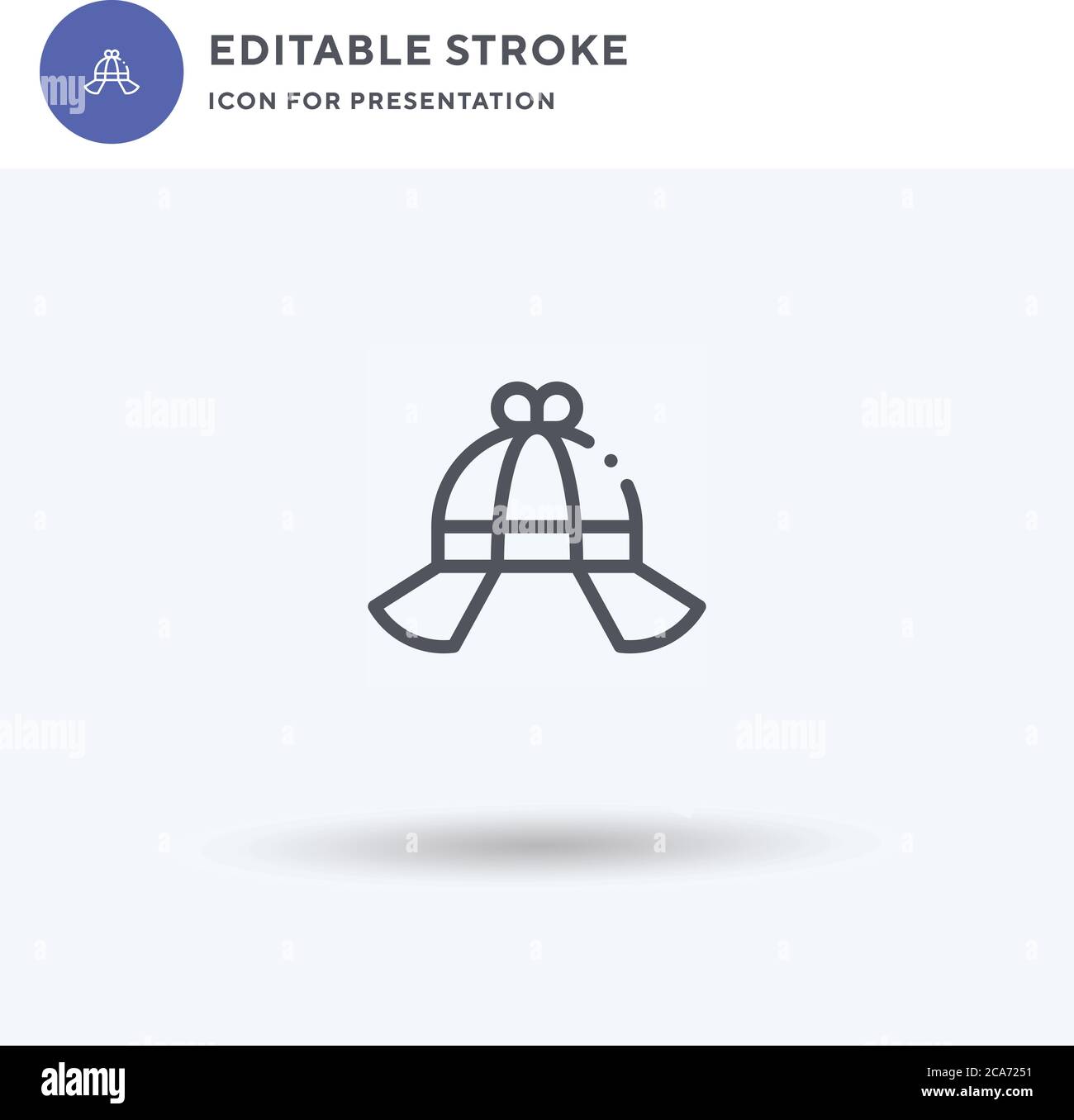 Sherlock Holmes icon vector, filled flat sign, solid pictogram isolated ...