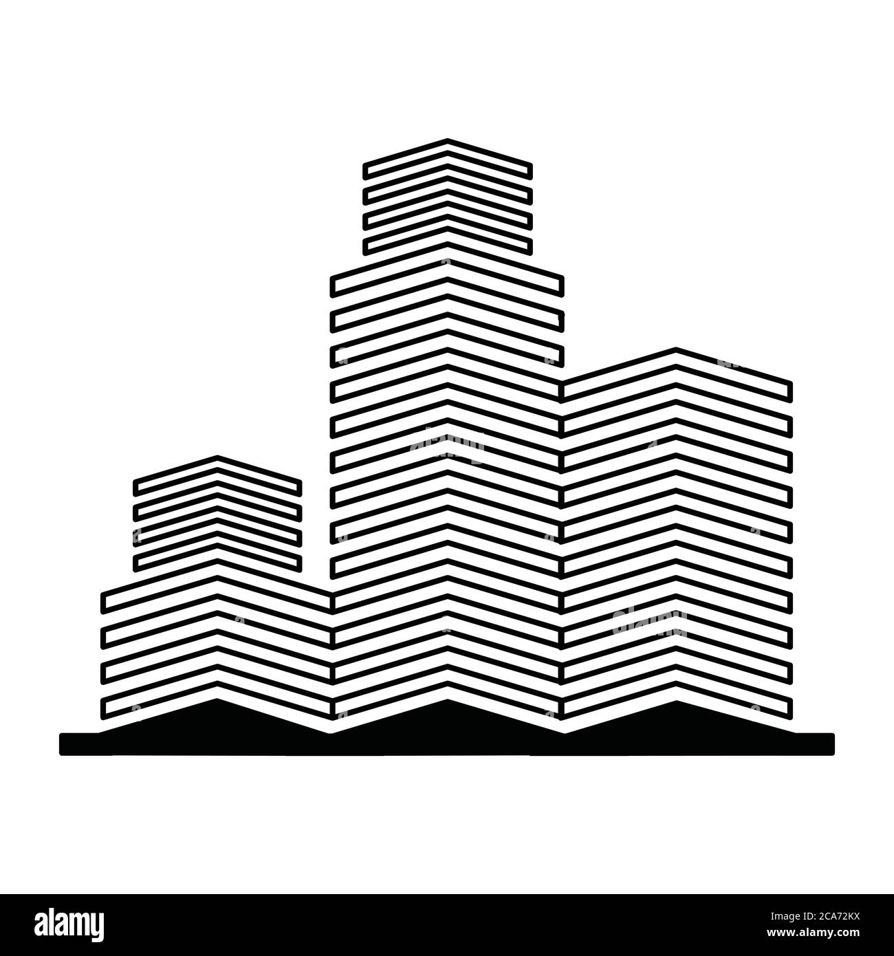 building icon vector Stock Vector Image & Art - Alamy