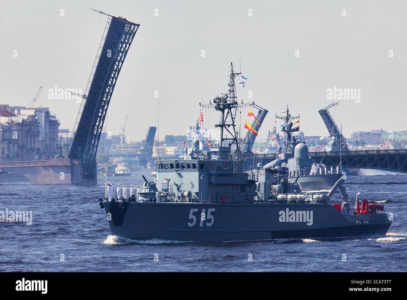 View of Russian Navy, modern russian military naval battleships ...