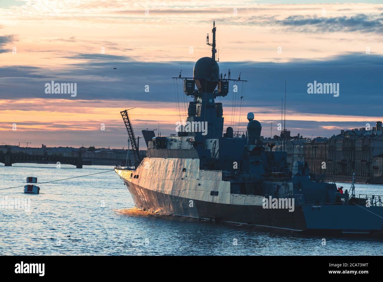View of Russian Navy, modern russian military naval battleships ...