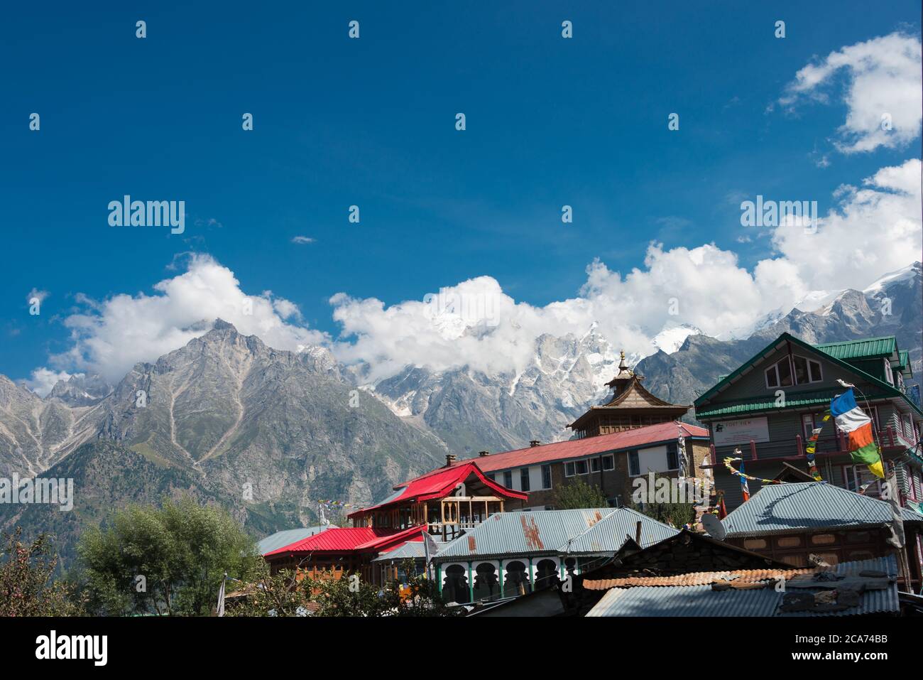 Kinnaur, India - Kalpa village in Rekong Peo, Kinnaur County, Himachal ...