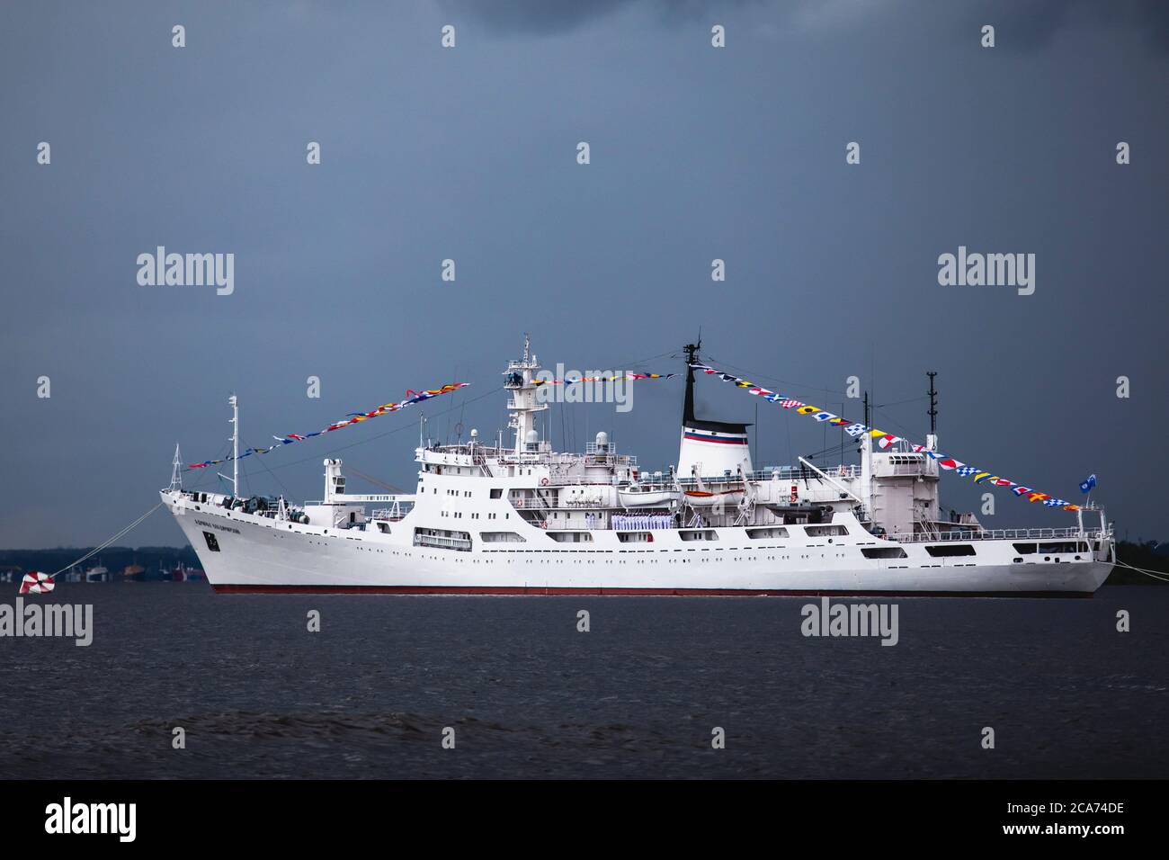 View of Russian Navy, modern russian military naval battleships ...