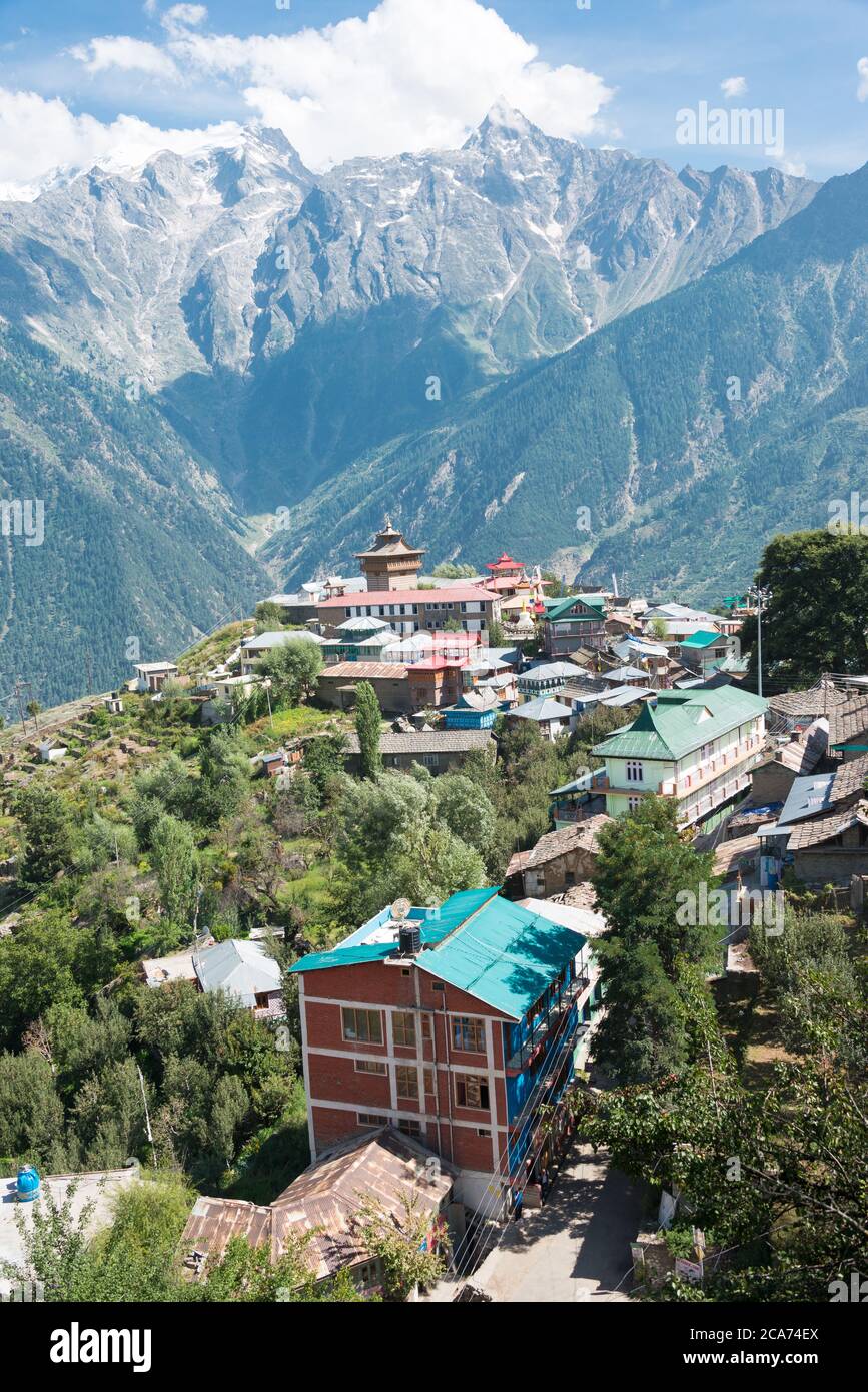 Kinnaur, India - Kalpa village in Rekong Peo, Kinnaur County, Himachal ...