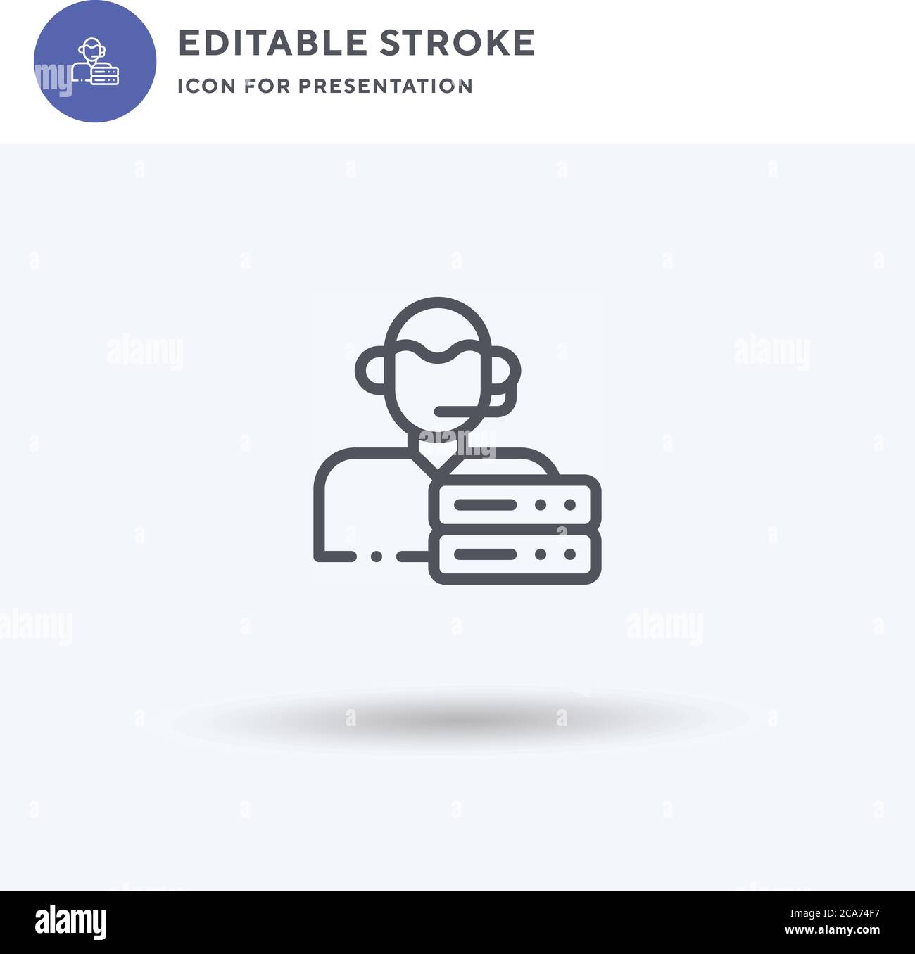 Servers icon vector, filled flat sign, solid pictogram isolated on ...