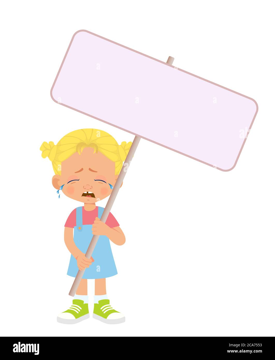 Girl poster mockup Cut Out Stock Images & Pictures - Alamy