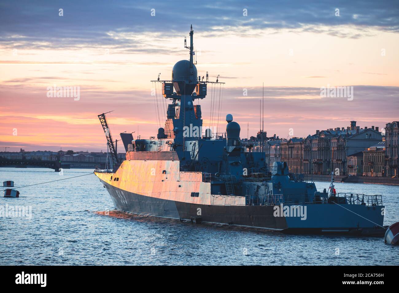 View of Russian Navy, modern russian military naval battleships ...