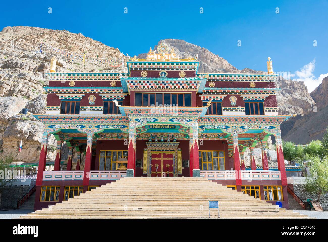 Himachal Pradesh, India - Sakya Kaza Monestry in Kaza, Spiti, Himachal ...
