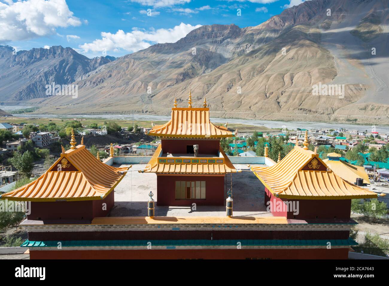 Himachal Pradesh, India - Sakya Kaza Monestry in Kaza, Spiti, Himachal ...