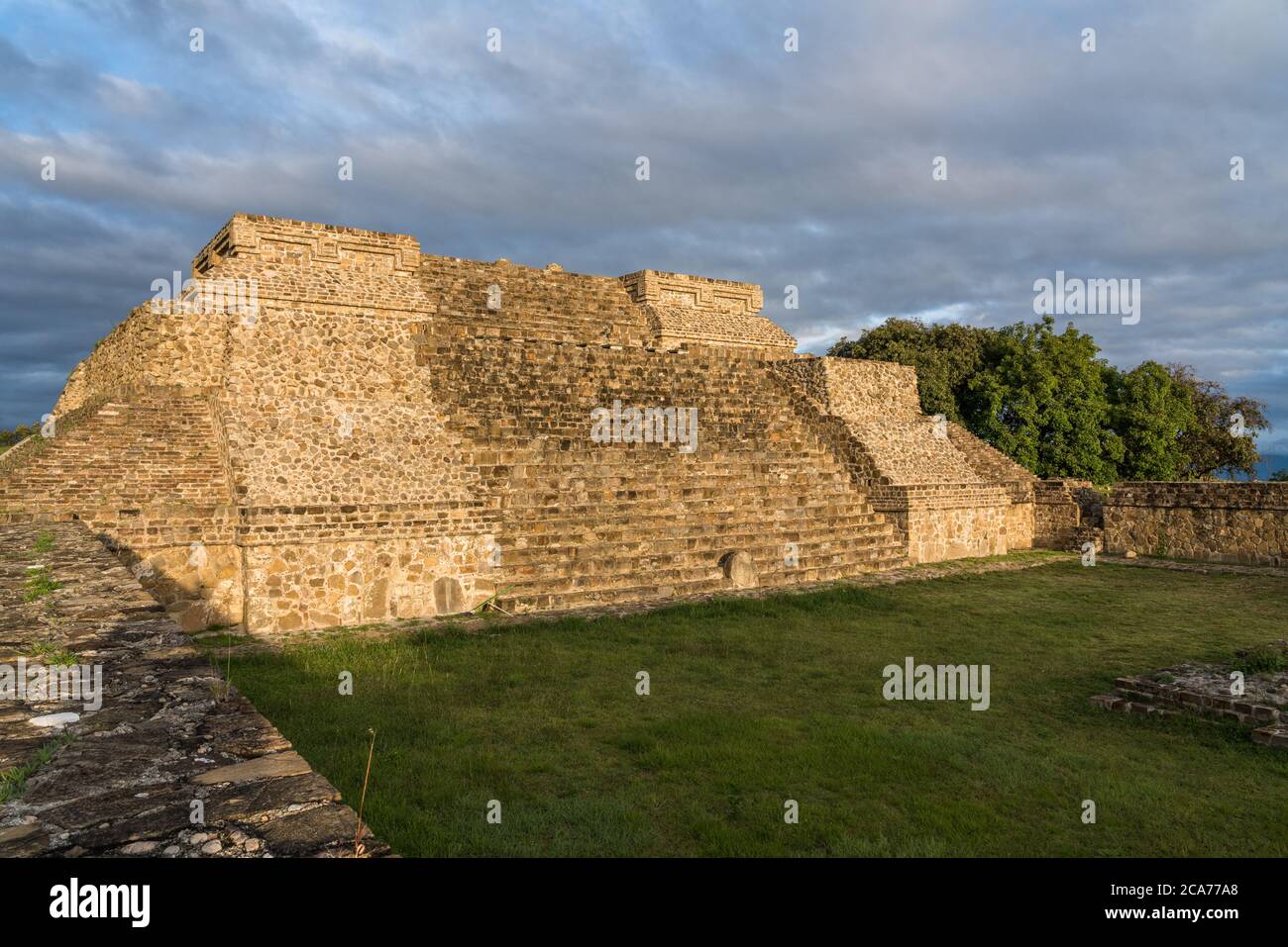Building K of Group IV in the pre-Columbian Zapotec ruins of Monte ...