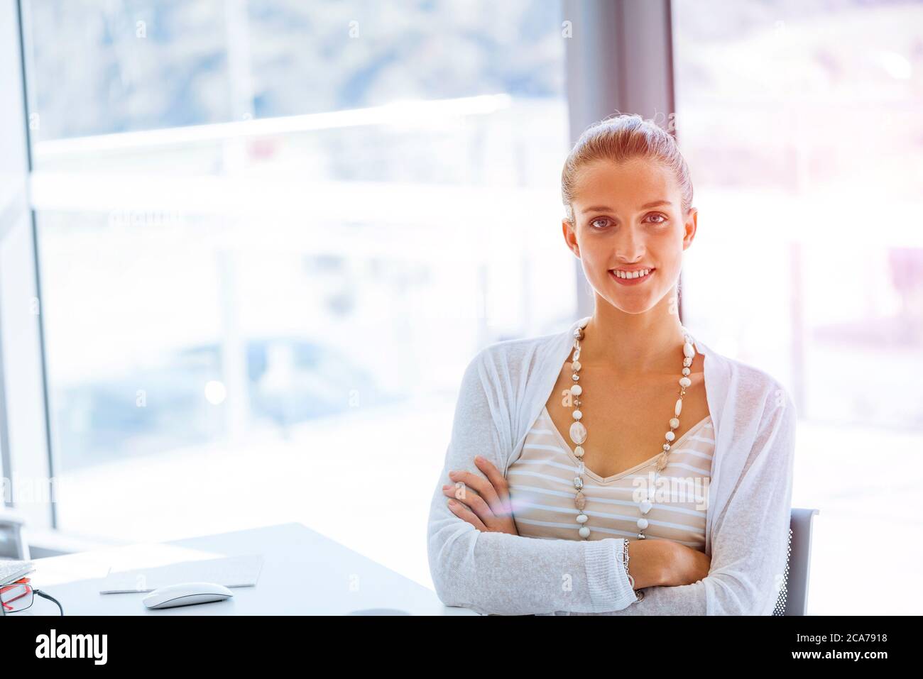 Elegant office worker Stock Photo - Alamy