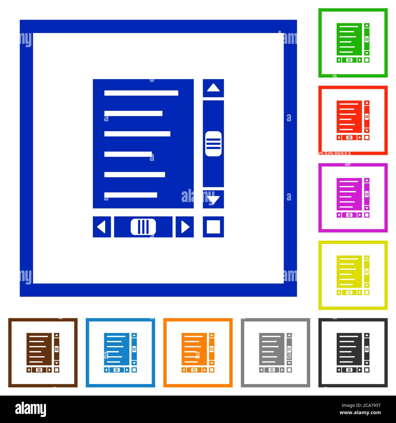 Vertical scroll bar hi-res stock photography and images - Alamy