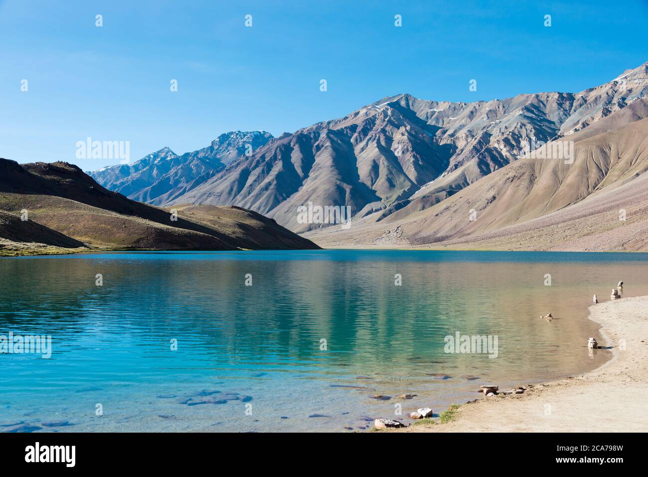 Himachal Pradesh, India - Chandra Taal (Moon Lake) in Lahaul and Spiti ...