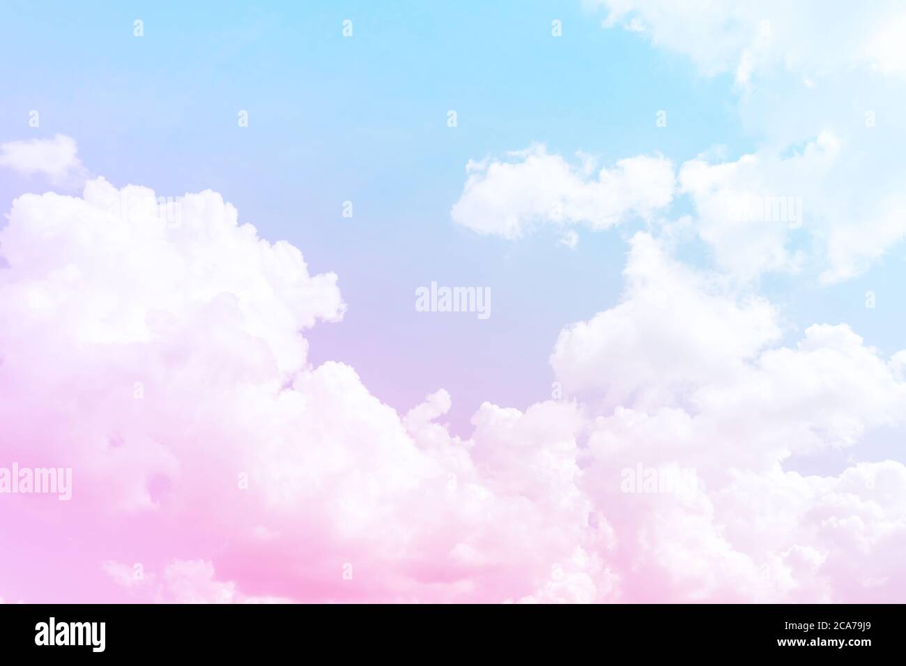 Soft sky and cloud background with a pastel color tone Stock Photo - Alamy