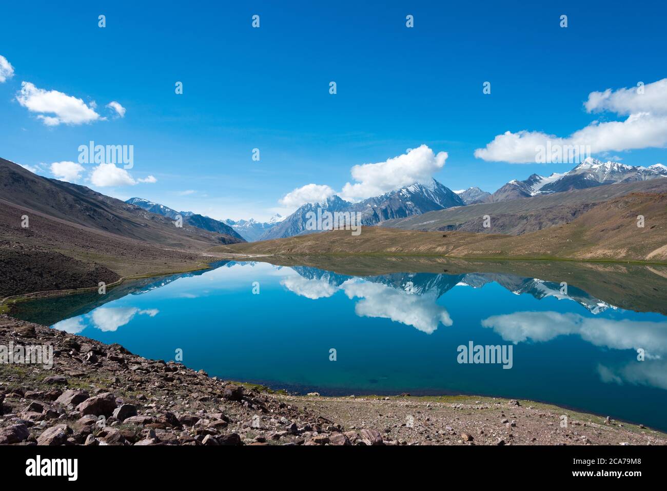 Himachal Pradesh, India - Chandra Taal (Moon Lake) in Lahaul and Spiti ...