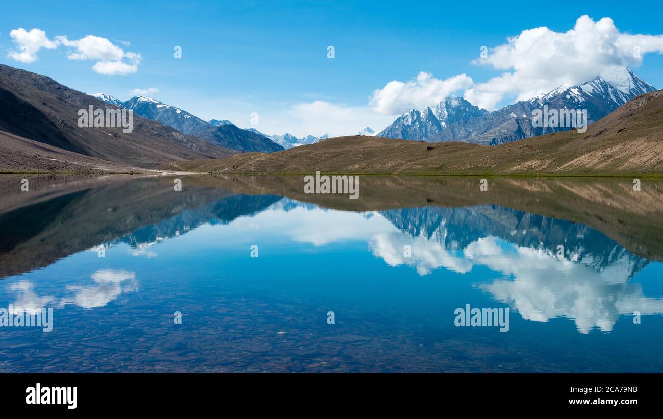 Himachal Pradesh, India - Chandra Taal (Moon Lake) in Lahaul and Spiti ...